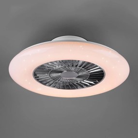 LED stropní ventilátor Visby, Ø 60cm