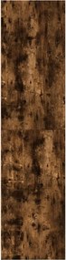 Šatní skříň kouřový dub 100 x 50 x 200 cm kompozitní dřevo 3307805