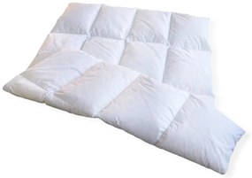 Lina Péřová přikrývka 90x130 cm bílá Obsah prachového peří: 10% prachového peří, zbytek obsahuje kvalitní husí drané peří