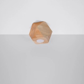 Sollux Lighting Stropní svítidlo WOODY 1 přírodní dřevo