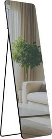 Zrcadlo Gurnee 160x50 cm – černá-matt