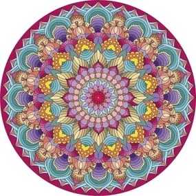 GRAFIX Diamantové malování na rámu Mandala růžová 30cm