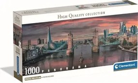 Clementoni 39896 Panoramatické puzzle Přes řeku 1000 dílků