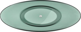 Mexen Vea průhledná volně stojící vana teal 180 x 80 cm, chromová výpusť - 58091808011