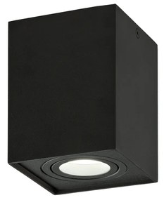 ACB Iluminacion Stropní bodové LED svítidlo CARRE, ⌀ 96 mm, 1xGU10 8W Barva: Černá