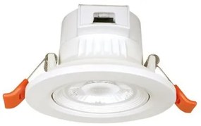 ACA Lighting SMD LED bodovka FALKO 7W/230V/3000K-4000K-6000K/580Lm/IP20/40°, kruhová bílá