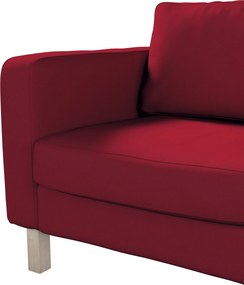 Potah na křeslo IKEA Karlstad, krátký barva červená látka pletený vzor