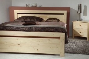 Gazel Manželská postel 180 x 200 Rhino II. SMRK - Přírodní