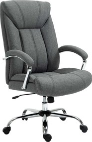 Vinsetto kancelářská židle s houpací funkcí - ergonomická židle s polstrovanými opěrkami a opěrkou hlavy, výškově nastavitelná, otočná židle s opěradl
