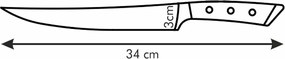 Tescoma Nůž porcovací AZZA 21 cm , 21 cm