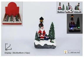 PROHOME - Santa s vánočním stromkem LED různé druhy