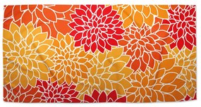 Ručník SABLIO - Barevné květiny 70x140 cm