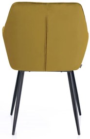 Prošívaná židle 60x43x89cm, různé barvy Barva: stříbrná