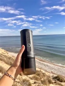 Outin Nano Portable Coffee Maker šedá / Přenosný kávovar na espresso /