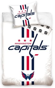 povlečení NHL Washington Capitals White 70x90/140x200 cm