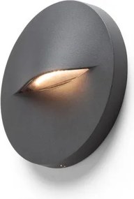 RED R13933 Přisazené venkovní svítidlo BOBO R nástěnná antracitová 230V LED 3W IP65 3000K - RED - DESIGN RENDL
