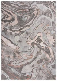 Flair Rugs, Kusový koberec Eris Marbled Blush, 80x150, růžová, ložnice