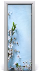 Fototapeta samolepící Květiny višně 85x205 cm