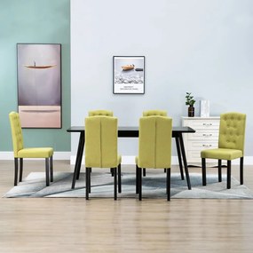 vidaXL Jídelní židle 6 ks textil [160790] Barva: Béžová