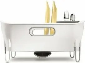 Simplehuman Odkapávač na nádobí  – Compact/ bílý plast