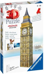 RAVENSBURGER Puzzle 3D Mini budova Big Ben 54 dílků plast 2411246