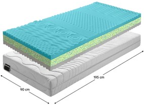 Kondela Matrace, pěnová, 90x195, BE KATARINA 10 NEW