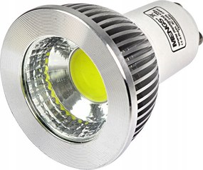 Led žárovka GU10 5W 40W Cob studená bílá 10 ks
