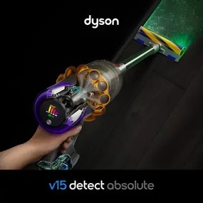Dyson V15 Detect Absolute / Tyčový vysavač