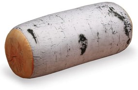 SCANquilt polštářek - válec POLENO bříza bílá 15 x 35 cm