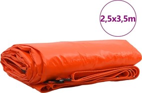 vidaXL Plachta 650g / m² 2,5 x 3,5 m [42017790] Barva: Olivově zelená