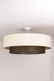 Brilagi - LED Přisazený lustr BOHO STYLE 3xE27/15W/230V pr. 80 cm krémová/hnědá