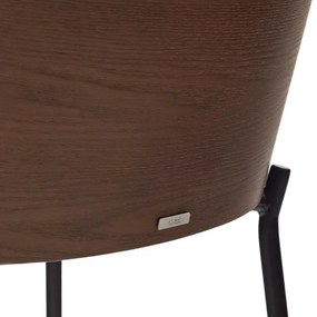 Béžová čalouněná barová židle Kave Home Eamy II. 77 cm