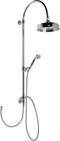 Reitano Rubinetteria Reitano Rubinetteria, VANITY Sprchový sloup s připojením vody na baterii, retro, chrom, SET061