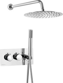 Sapho Rhapsody - Sprchový set s termostatem pod omítku, s tělesem, průměr 30 cm, chrom 5508-02