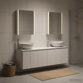 Sada koupelnových skříněk 5 ks Bílá Kompozitní dřevo 3406487