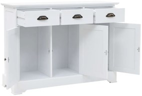 vidaXL Marketos Příborník se 3 dvířky MDF a borové dřevo 105 x 35 x 77,5 cm