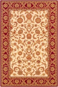Vlněný koberec Agnella Isfahan Anafi Jantarový Rozměr: 200x400 cm