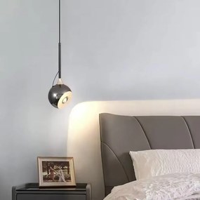 Toolight REA, LAMP LED G087-1CP BLACK CHROME, OSW-09704