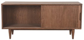 LABEL51 dřevěný příborník JULE tmavý 60x130 cm ME-70.033