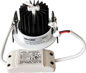 McLED Podhledové LED svítidlo Sima 9 9W 2700K ML-412.028.33.0