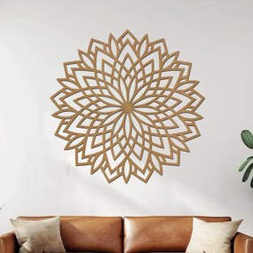 dřevo života Mandala DOBRÉ NÁLADY Zvolte rozměr (cm): 60x60, Zvolte barvu dekoru: Buk
