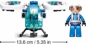 Sluban Metropolis M38-B1217C Vrtulník Air Patrol: Vzdušná hlídka