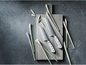 Wüsthof CLASSIC WHITE / Nůž santoku / 14 cm / Chrom-molybden-vanadová