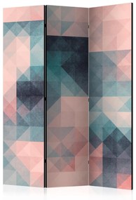 Paraván - Pixels (Green and Pink) [Room Dividers]