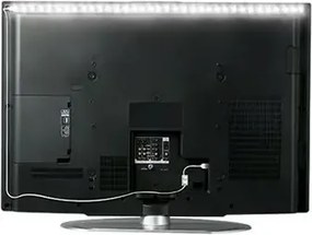 Solight WM501 LED pásek pro TV / 100cm / USB / vypínač / studená bílá