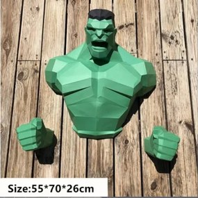 Papírové 3D puzzle Avengers 70 cm Varianta: Hulk 2