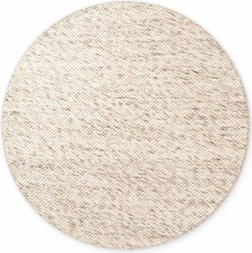 ELLE Decoration, Kusový koberec Lyon Beans 106316 Natural Cream Brown kruh z kolekce Elle, 200x200 (průměr) kruh, hnědá, ložnice