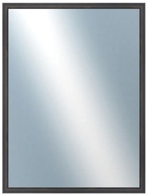 DANTIK - Zarámované zrcadlo - rozměr s rámem cca 60x80 cm z lišty DELFINO hnědá (2899)