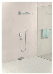 Hansgrohe ShowerSelect Glass - termostat pod omítku pro 2 spotřebiče, bílá / chrom 15738400