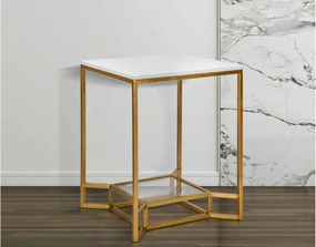 Designový odkládací stolek Tamithy 47 cm zlatý